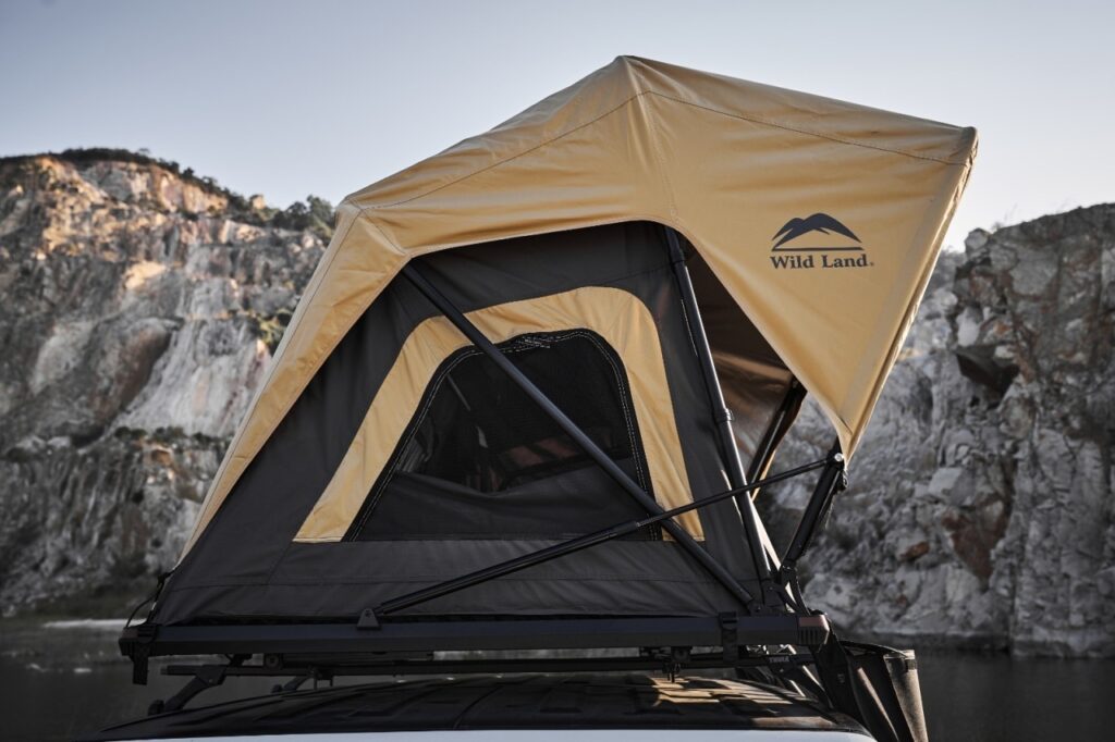 Cort de acoperiș auto 206 x 140 cm, 2-3 persoane, Normandy 140 Wild Land – Offroad Mania